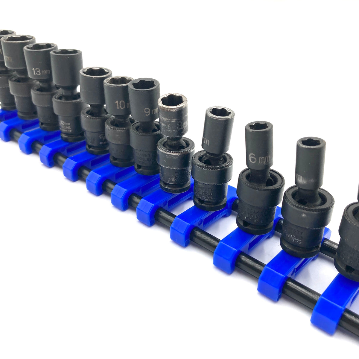Socket Organizer Set – Holds 45 Sockets | Single Post Tool Holder ...